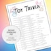 Toy Trivia | Toy Trivia Game | Printable Toy Trivia | Printable Trivia ...