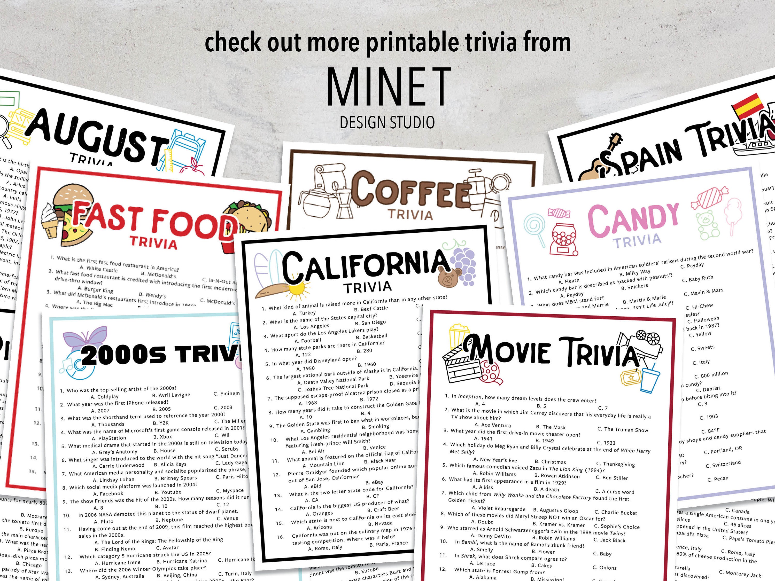Popcorn Trivia | Popcorn Trivia Game | Printable Popcorn Trivia ...