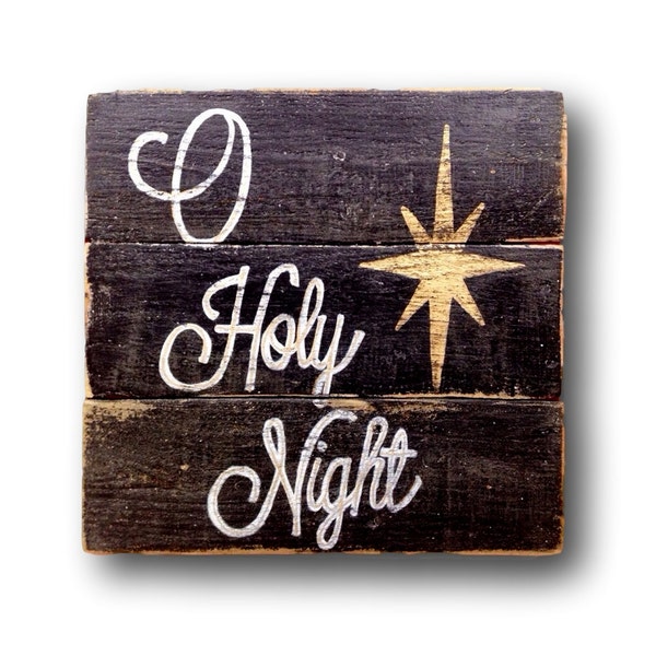 O Holy Night Sign - Etsy