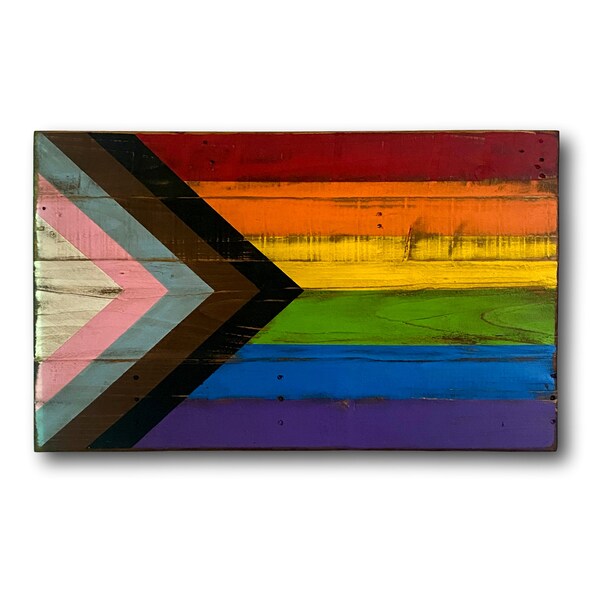 Wood Progress Flag - Etsy