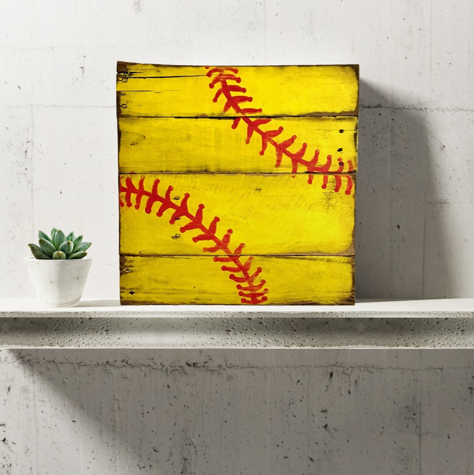 Wood Softball Sign Softball Wall Art Softball Player Gift - Etsy