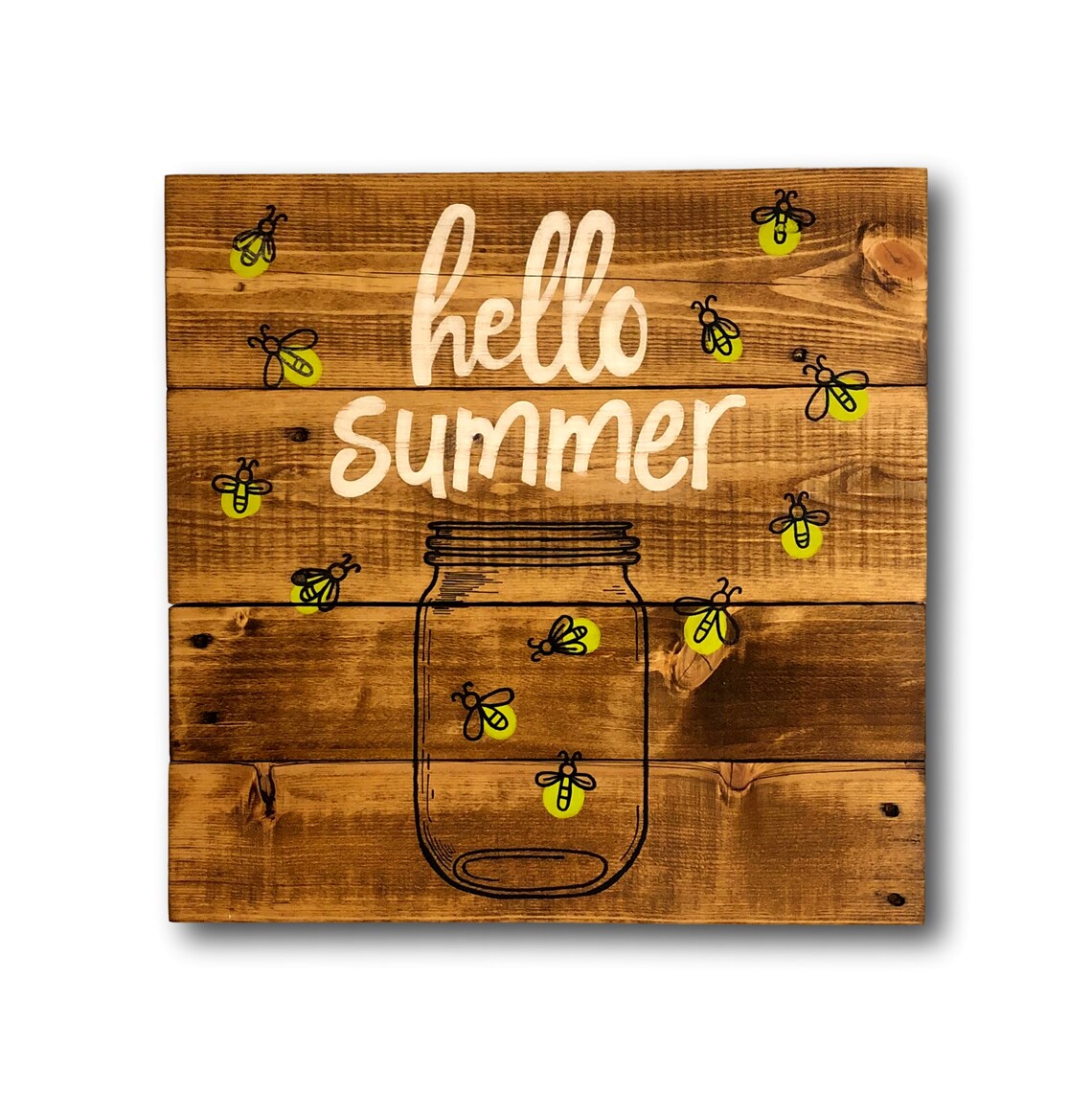 Hello Summer Sign Front Door Sign Summer Welcome Sign - Etsy