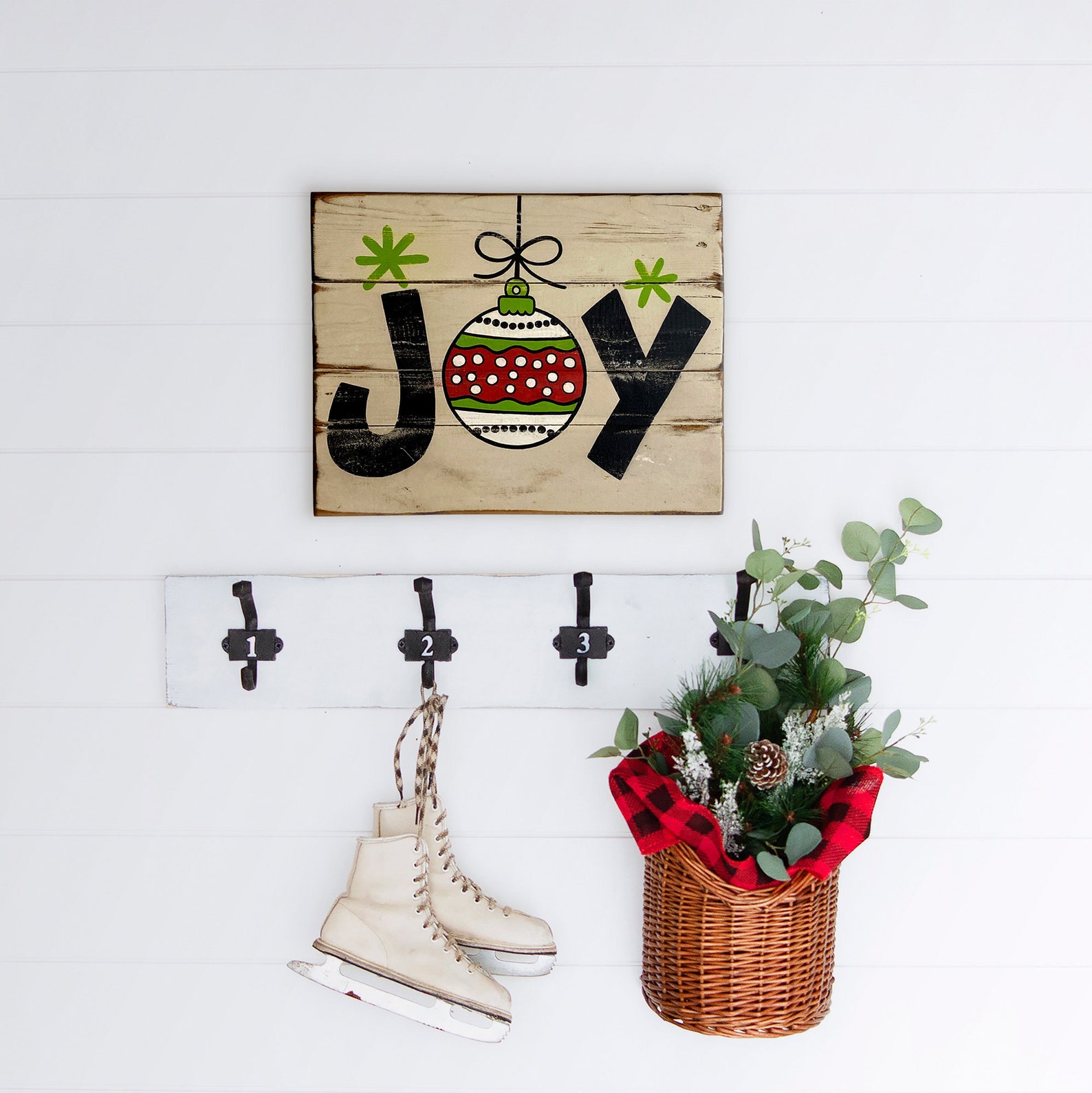 Joy Christmas Sign Christmas Wall Decor Christmas Mantel | Etsy