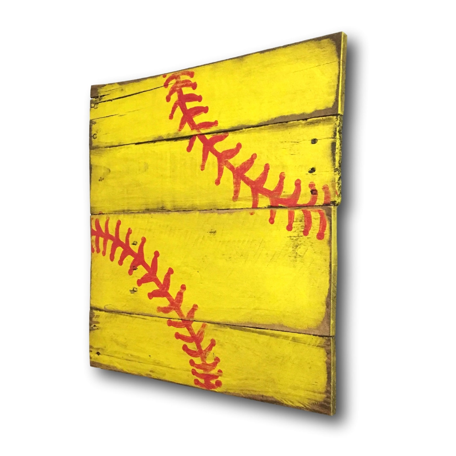 Wood Softball Sign Softball Wall Art Softball Player Gift - Etsy