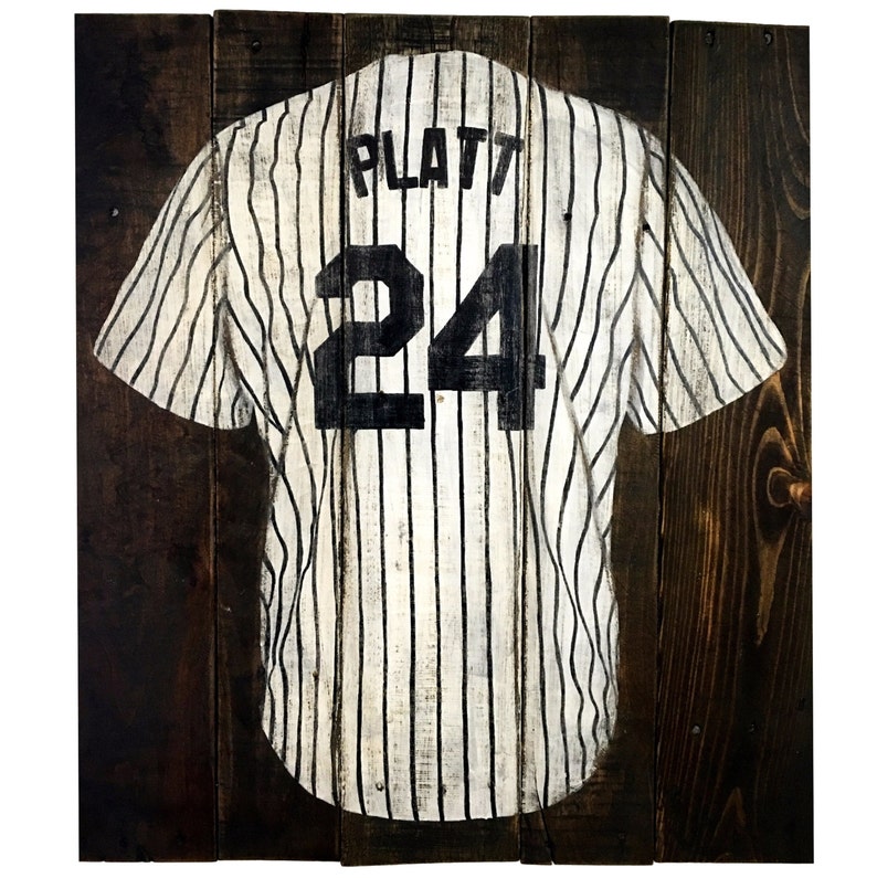 Baseball Jersey Custom Art Gift for Baseball Player - Etsy