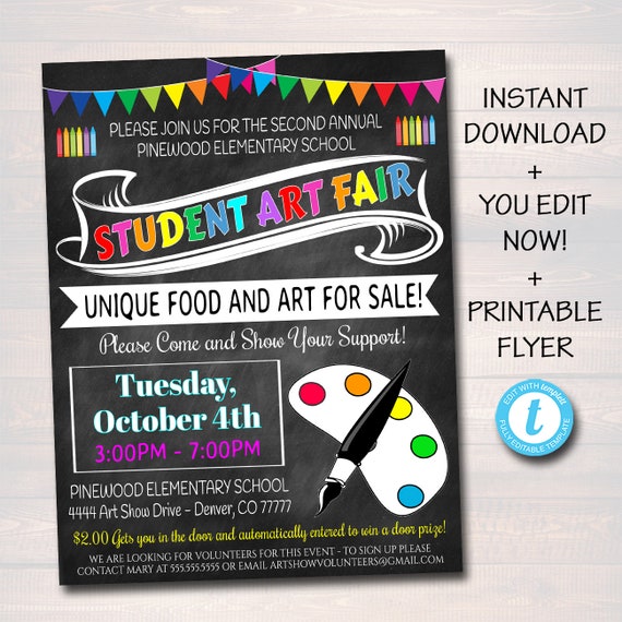 Elementary Art Show Poster