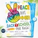 EDITABLE Peace Out Summer Back to School Party Invitation, End of ...