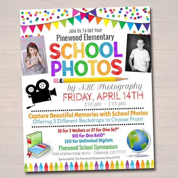 Back To School Photography Flyer