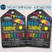 Printable Umbrella Gift Tags: Teacher & Volunteer Appreciation ...