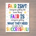 Fairness Growth Mindset Poster: School Counselor Office Decor (digital ...