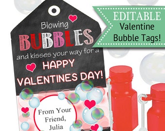 Valentine's Day Printable Tags You Make My Heart Pop Gift - Etsy