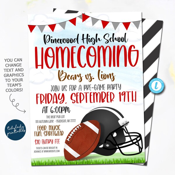 Homecoming Invitation - Etsy