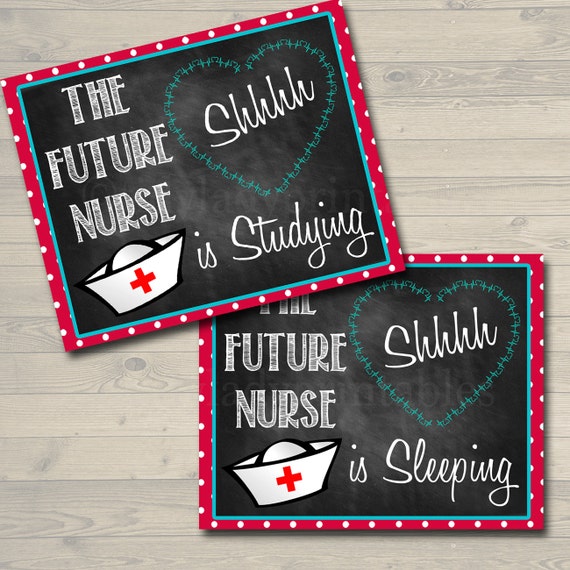 Nursing Student Signs School Nurse Office Decor School Nurse Door Sign