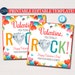 EDITABLE Valentine You Rock Gift Tags Candy You're a Gem - Etsy