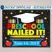 EDITABLE DATE Preschool Graduation Photo Prop, Last Day End of School ...