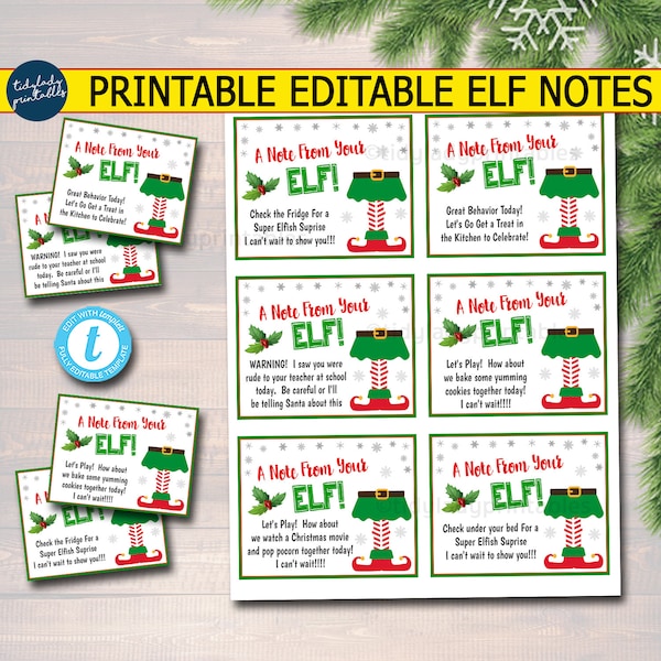 Elf Notes - Etsy