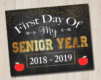 Senior year poster | Etsy