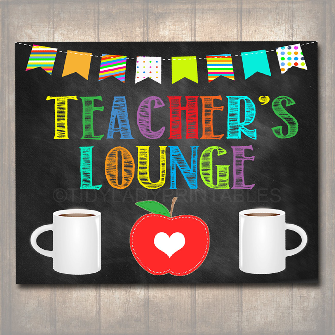 Teacher Lounge & Work Room Posters: Classroom Wall Art (digital ...