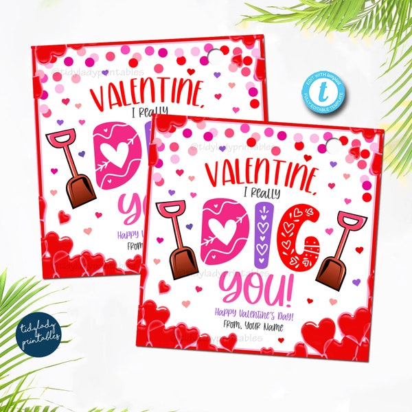 I Dig You Valentine - Etsy