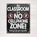 No Cellphones Allowed School Poster, Classroom Decor, Classroom ...