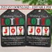 Christmas Lottery Gift Tag Printable, Wishing You a Lotto Joy, Work ...