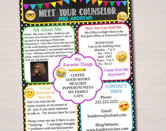 School Counselor Newsletter Template