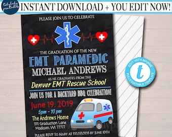 Paramedic Grad Party - Etsy
