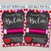 EDITABLE Lip Balm Tags, Valentine Teacher Gift INSTANT DOWNLOAD, Coach ...