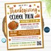 Thanksgiving School Meal Flyer Template, Thanksgiving Luncheon Dinner ...