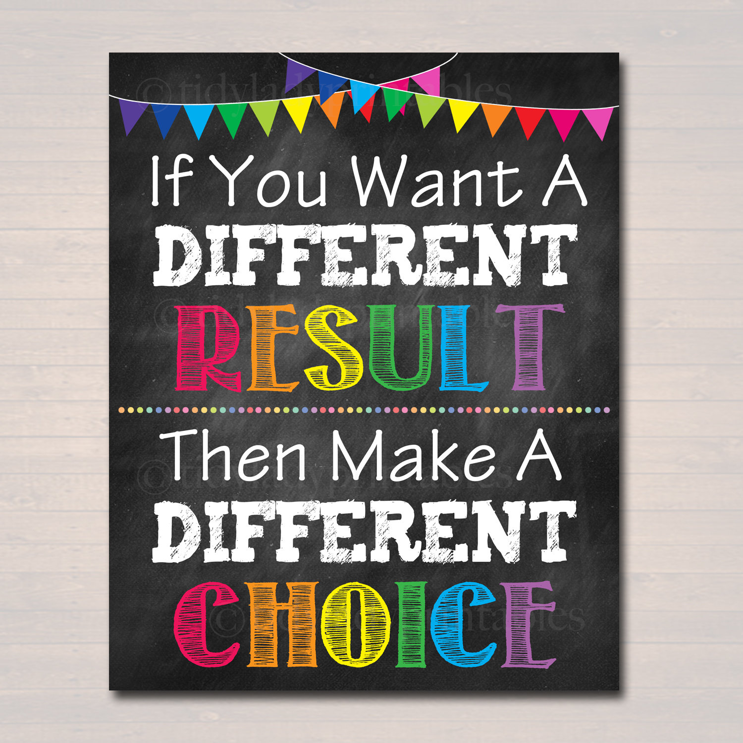 Classroom Decor Choices Results Consequences Inspirational | Etsy