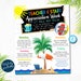 Beach Theme Teacher Appreciation Week Itinerary: Editable Printable ...