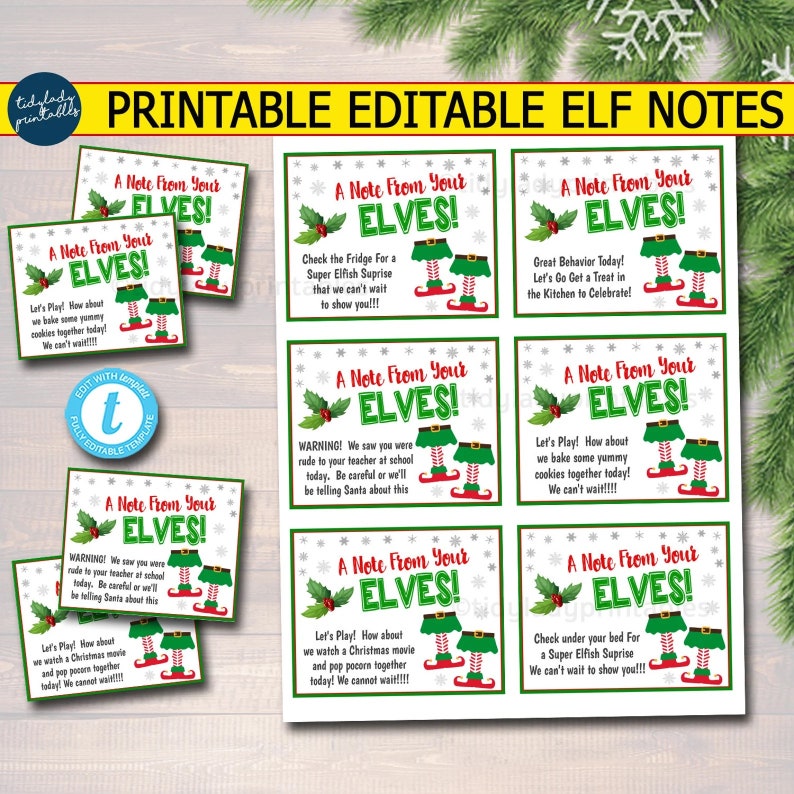 Christmas Elf Kit: Hello Goodbye Letters, Adoption Certificate ...