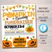 EDITABLE Pumpkin Carving Party Fundraiser Flyer/poster Printable ...