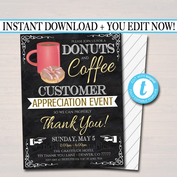 Customer Appreciation Invitations - Etsy