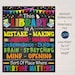 Library Rules Poster: Colorful Chalkboard Print (instant Download) - Etsy