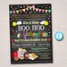 EDITABLE Boo Hoo Yahoo Breakfast Social Printable PTA PTO Flyer Invite ...
