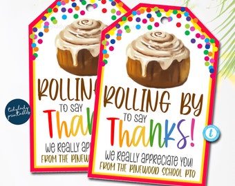 Office Staff Appreciation Cinnamon Roll - Etsy