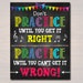 Music Teacher Classroom Printable Poster, Classroom Decor Practice ...
