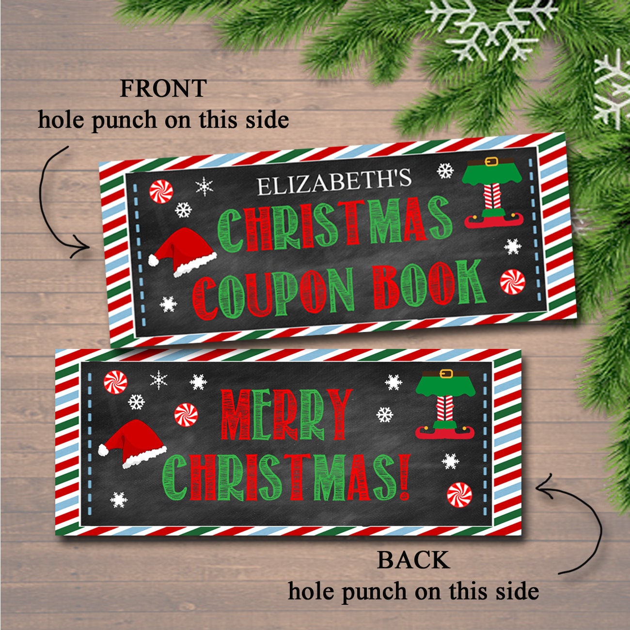 Christmas Coupon Book INSTANT DOWNLOAD Kids Printable | Etsy