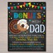 EDITABLE Donuts With Dad Printable PTA Flyer, Father's Day Event ...
