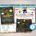 Graduation Ceremony Bundle Invite Diploma Program Template - Etsy