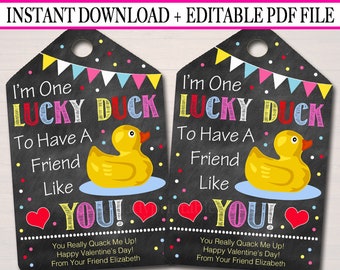 Lucky Duck Printable - Etsy