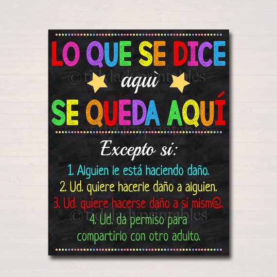 Spanish Counseling Office Confidentiality Poster, Counselor Office ...