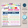 EDITABLE Birthday Gram Flyer, School Fundraiser Template, Birthday ...