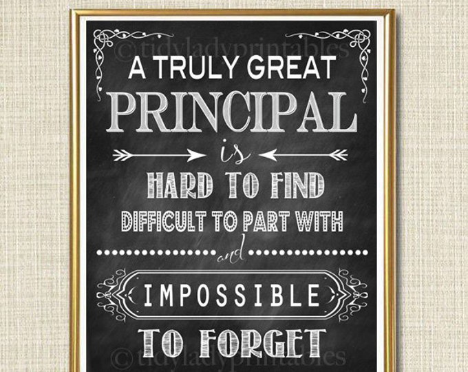 Principal Gift A Truly Great Principal is Hard to Find - Etsy