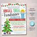 Christmas Angel Tree Fundraiser Flyer: Church, School, Community ...