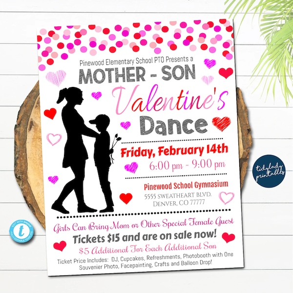 Mother Son Dance Invitations - Etsy