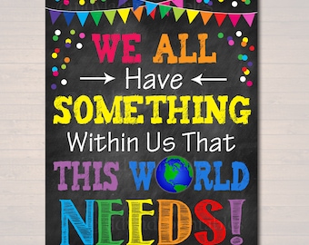 We All Have Something Within Us That the World Needs Decal - Etsy