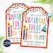 Editable Birthday Gift Tag: Printable Treat Tag (digital Download) - Etsy