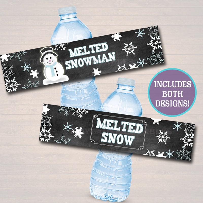 Snowman Labels - Etsy